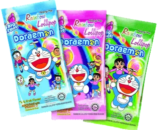 Doraemon Rainbow lollipop